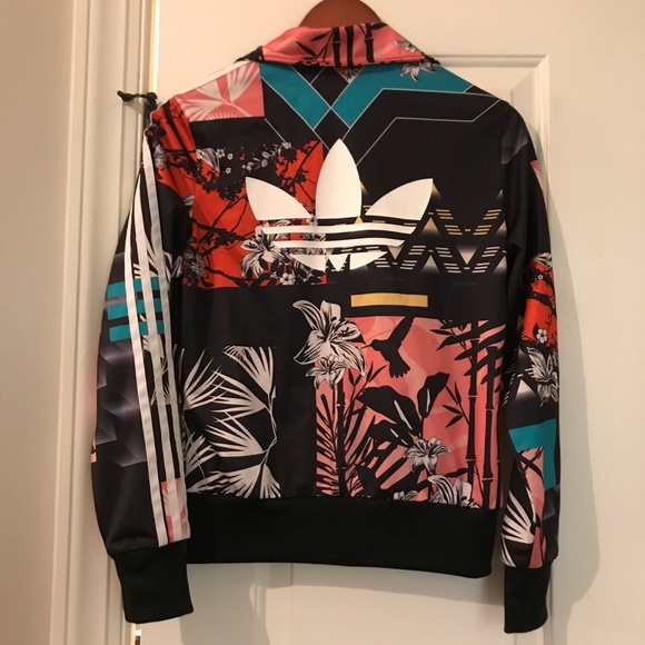 adidas | Jackets & Coats | Adidas Originals Floral Brazil Farm Rio ...